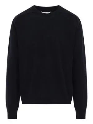 MAISON MARGIELA Lambswool" Sweater - Blue