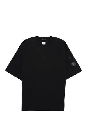 C.P. COMPANY C. P. Company Logo Cotton T-Shirt Black