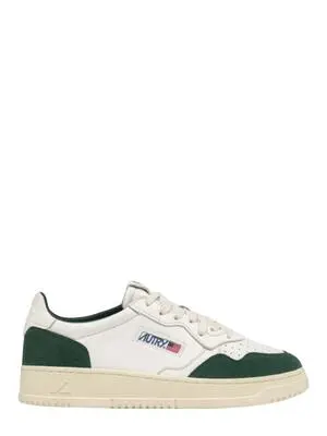 AUTRY AUTRY Suede Lace-Up Sneakers Verde