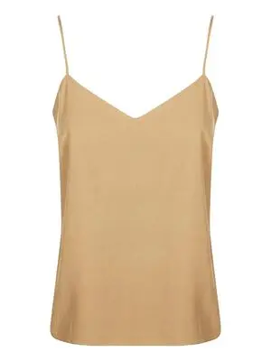 Max Mara Silk Camisole Top - Beige