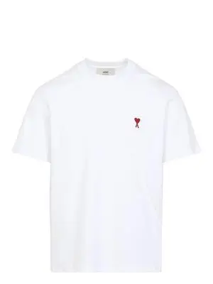 AMI Paris Classic Organic Cotton T-shirt - White