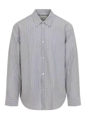Studio Nicholson Boxy Oversized Cotton Shirt - Grey