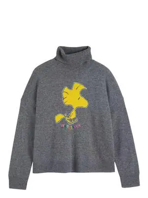 Chinti & Parker Woodstock Turtleneck Sweater - Grey
