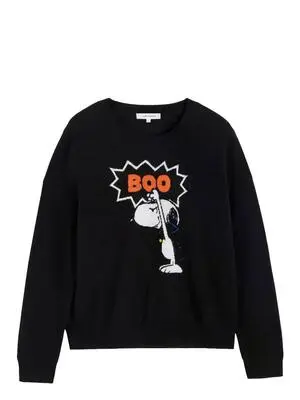 CHINTI & PARKER Chinti & Parker Snoopy Intarsia Wool Sweater