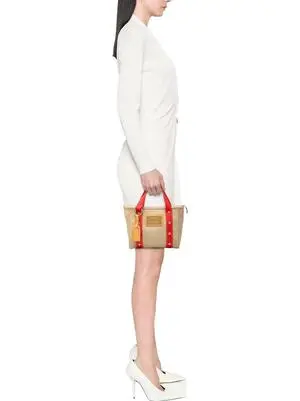 LOUIS VUITTON 2005 Antigua Cabas Pm Handbag - Neutrals