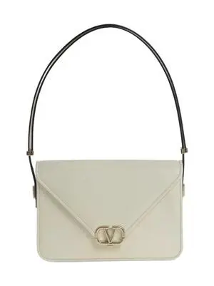 Valentino Garavani Valentino Garavani VLogo Signature Shoulder Bag Neutrals