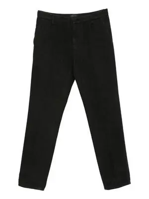 DONDUP Logo Plaque Straight-leg Jeans - Black