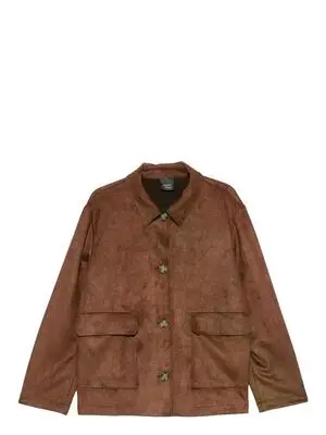 Marina Rinaldi Crocodile-effect Jacket - Brown