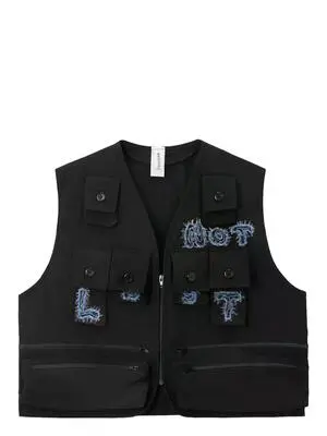 WESTFALL Multi-pocket Gilet - Black
