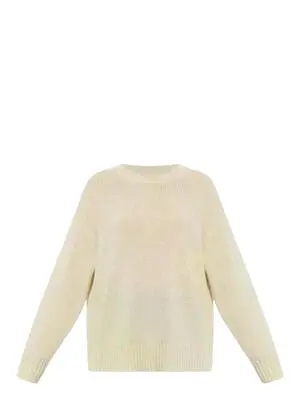 LISA YANG Cashmere Crew Neck Sweater - Yellow