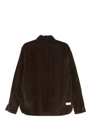 NINE:INTHE:MORNING Corduroy-textured Button-up Shirt - Brown