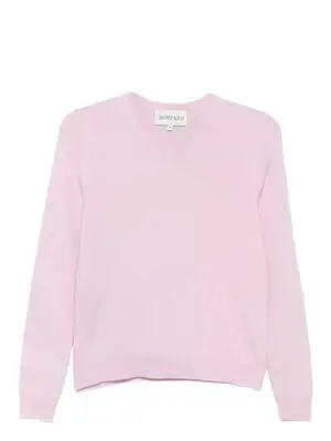 Eric Bompard BOMPARD Crew Neck Long Sleeve Sweater Pink