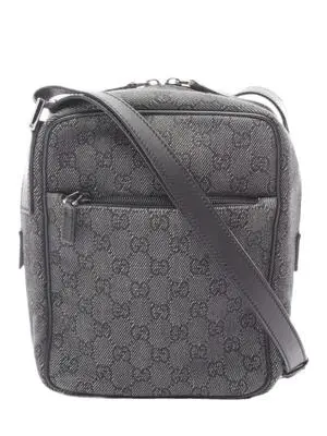 Gucci Gg Pattern Shoulder Bag - Grey
