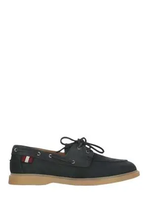 Bally Lace-up Leather Loafers - Blue