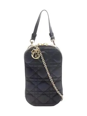 Dior Lady Mini Two-way Bag - Black