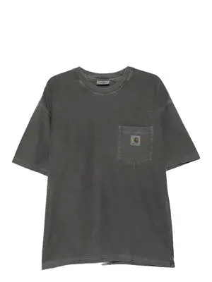 Carhartt Work In Progress Logo-patch Pocket T-shirt - Black