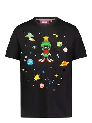 MOSTLY HEARD RARELY SEEN 8-BIT Alien-print T-shirt - Black