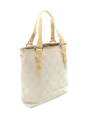 Celine Celine Macadam Canvas Tote Bag Neutrals