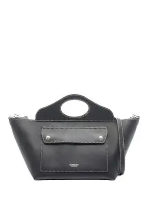 Burberry Soft Pocket Two-way Handbag - Black