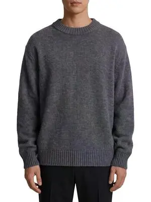 LISA YANG Kristian Crew-neck Sweater - Grey