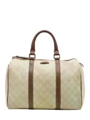 Gucci Gg Supreme Joy Boston Bag - Brown