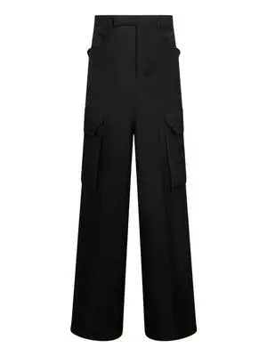 Rick Owens Mastodon Firbanks Wide-leg Cargo Pants - Black