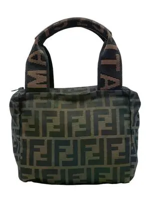 Fendi Zucca Canvas Handbag - Brown