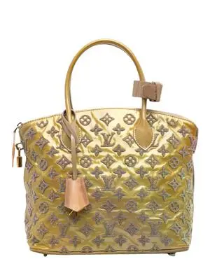 LOUIS VUITTON 2011 Monogram Fascination Lockit Handbag - Gold