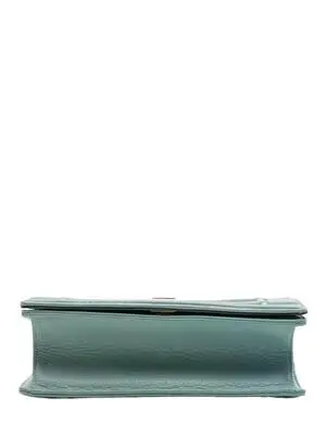 Dior Small Grained Calfskin Diorama Flap Crossbody Bag - Blue
