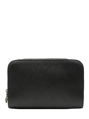 LOUIS VUITTON Taiga Leather Baikal Clutch Bag - Black