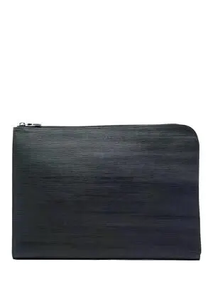 LOUIS VUITTON Epi Pochette Jour Gm Clutch Bag - Black