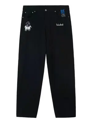 Undercover Graphic Print Jeans - Black