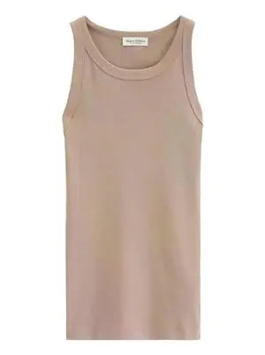 Marc O'polo Sleeveless Jersey T-shirt - Neutrals