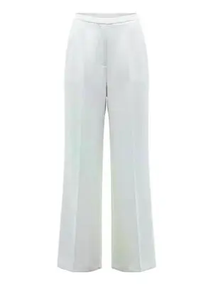 RUNDHOLZ BLACK LABEL Tailored Trousers With Pressed Crease - White