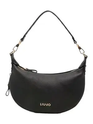 Liu Jo Small Hobo Logo Detail Tote Bag - Black
