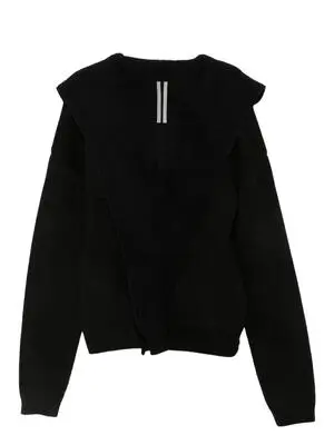 Rick Owens Hooded Jacket - Black