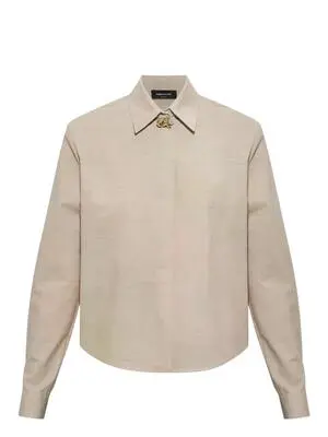 Fabiana Filippi Boxy Knot-detail Shirt - Neutrals