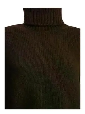 SEMPER Cashmere Roll Neck Sweater - Brown