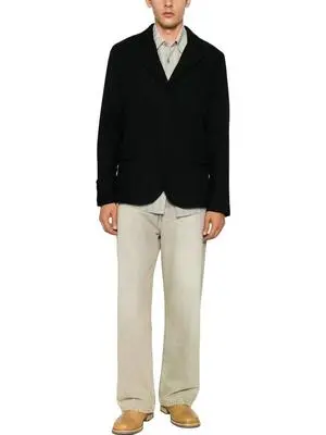 Masnada Single-breasted Blazer - Black