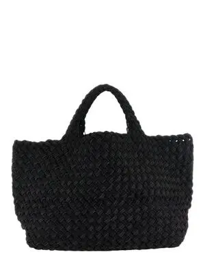 NAGHEDI St. Barths Double-weave Tote Bag - Black