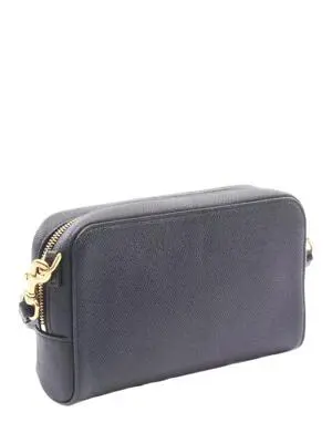 Dior 2010s Caro Double Pouch Shoulder Bag - Black