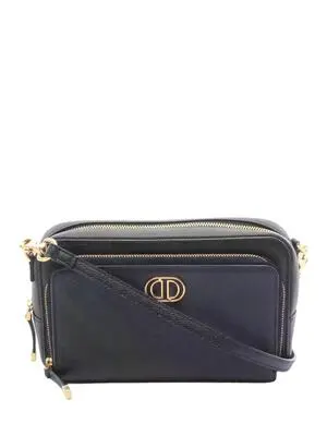 Dior 2010s Caro Double Pouch Shoulder Bag - Black