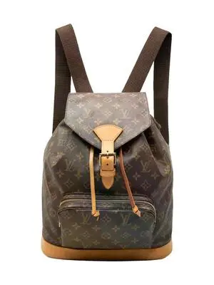 LOUIS VUITTON Monogram Montsouris Gm Backpack - Brown