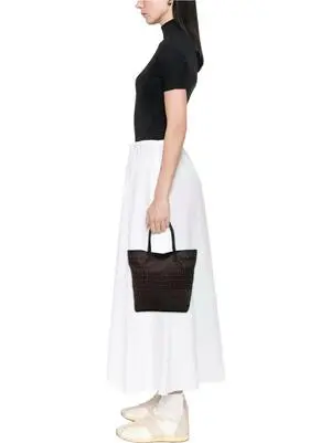 Fendi Zucchino Canvas Tote Bag - Brown