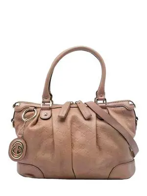 Gucci Sukey Satchel - Brown