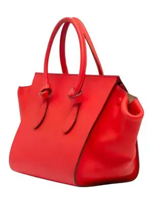 Celine Small Smooth Calfskin Tie Knot Handbag - Red