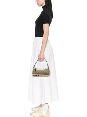 Gucci Gg Canvas Web Mayfair Shoulder Bag - Neutrals
