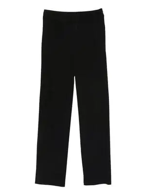 Dolce & Gabbana Dolce & Gabbana Black Mid-Rise Straight Leg Trousers Black