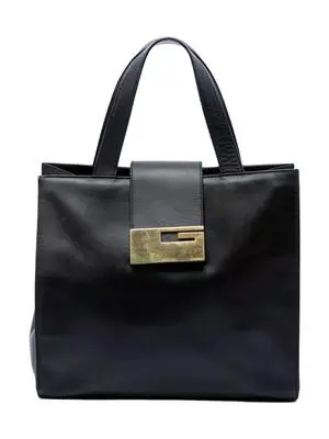 Gucci Calfskin Handbag - Black