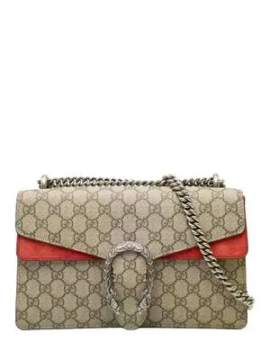 Gucci Gg Supreme Dionysus Shoulder Bag - Red